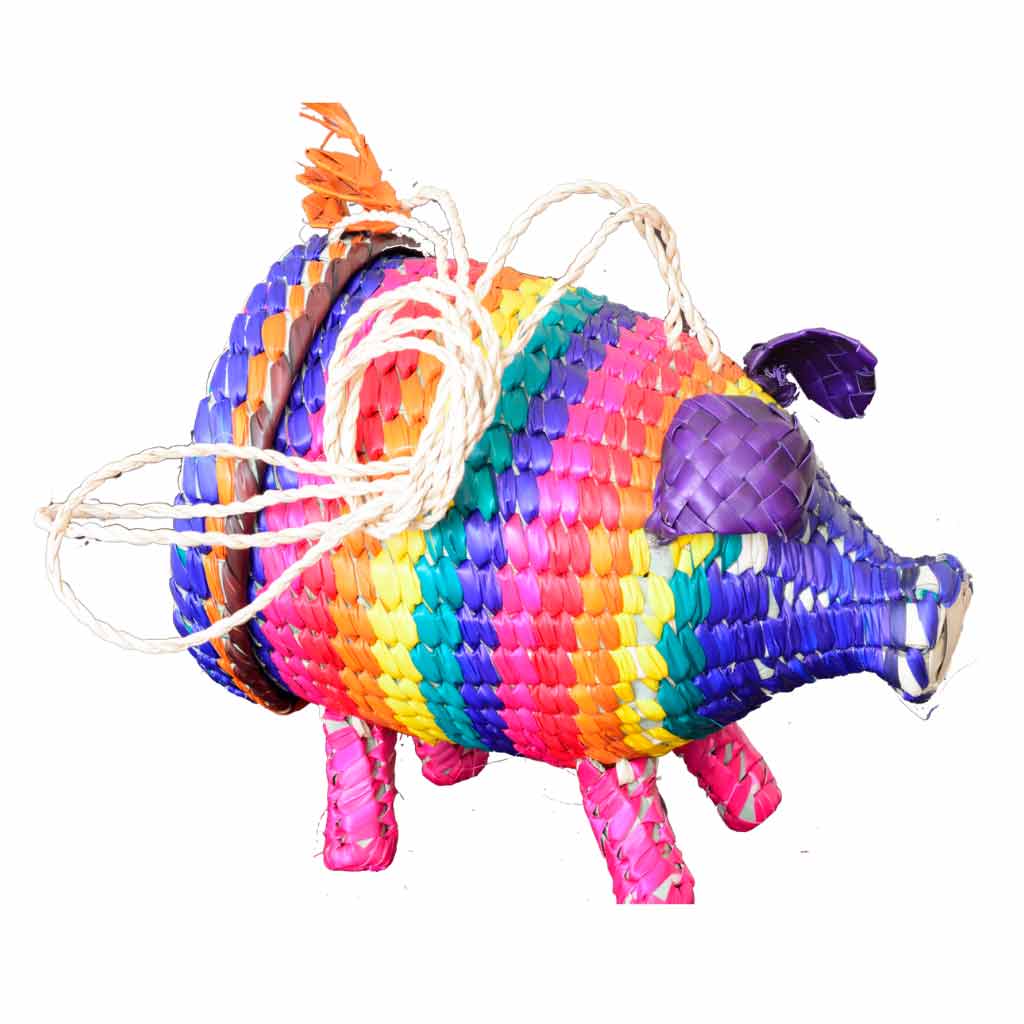 Bolsa Cerdito Palma Tamaño Grande Multicolor Oxm Mx Orgullo X